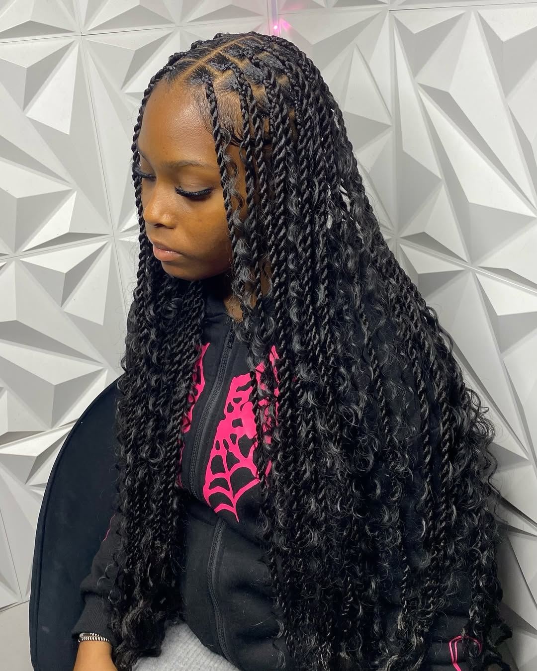 Island Twist Hairstyle 2025 Stunning Jumbo Boho And Colored Twists