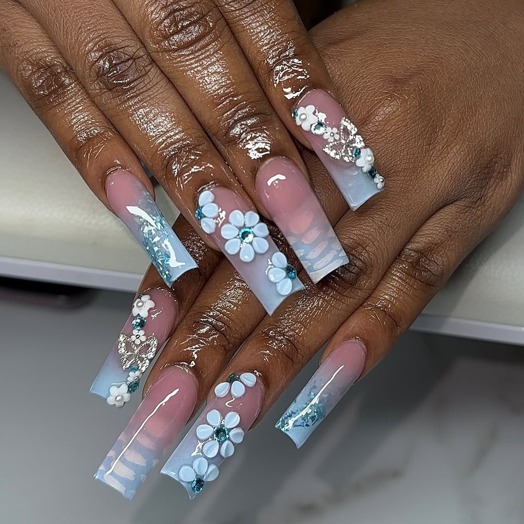 30 Cute Latina Nail Designs 2025 in Pink, Red, and Gold – Baddie Inspo ...