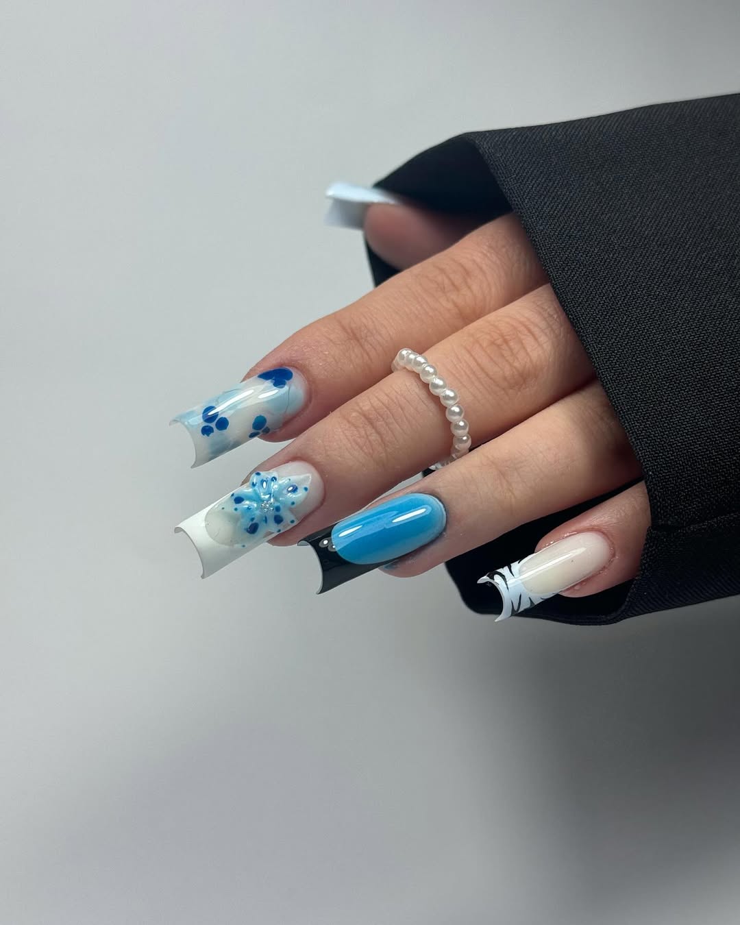 Blue Summer Nails 2025: Cute Gel Designs, Pastel Colors, French Tips ...