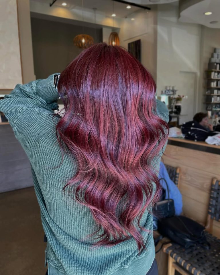 Cherry Cola Hair Color Hairstyles 2025 for Brown Skin, Curly Hair ...