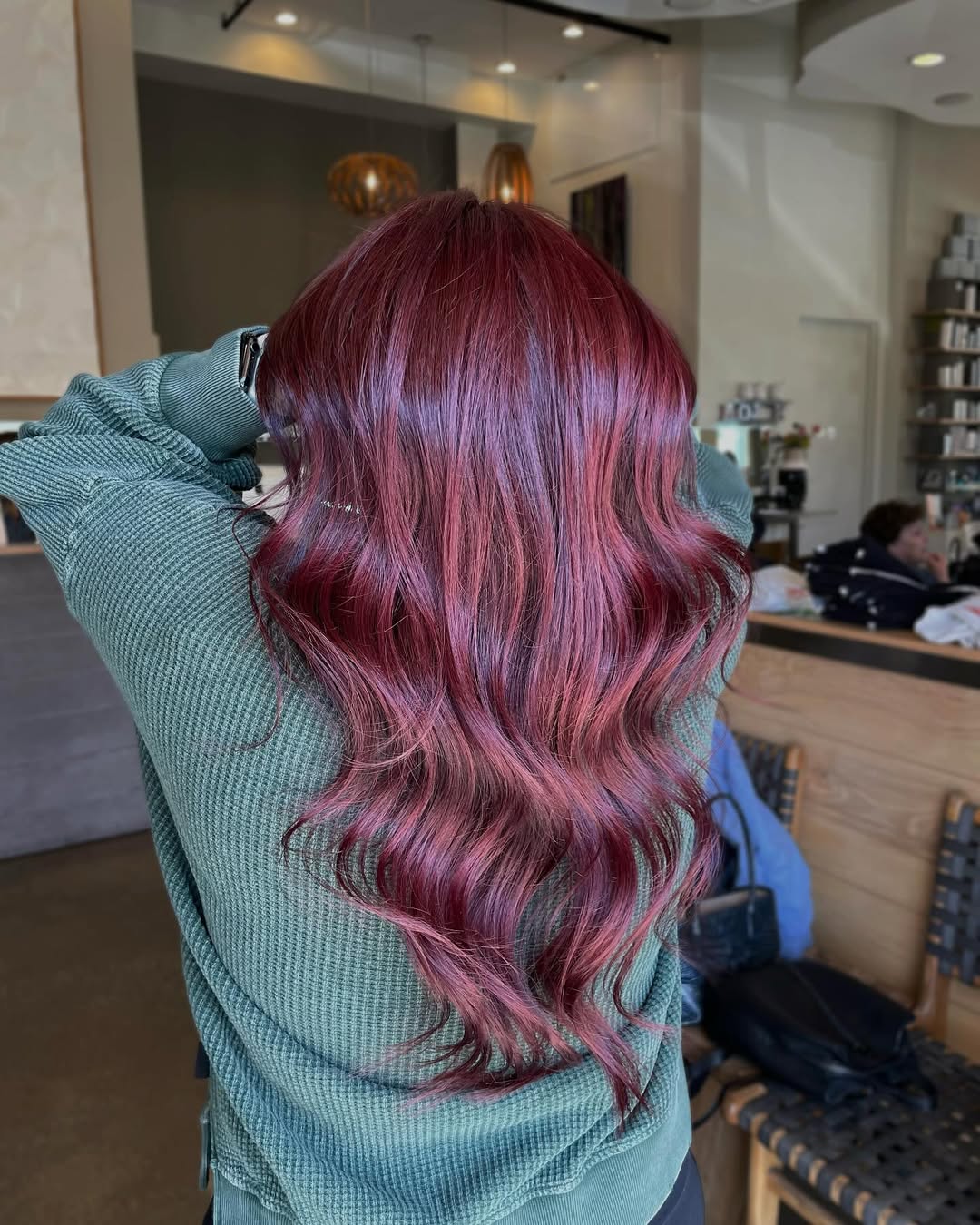 Cherry Cola Hair Color Hairstyles 2025 for Brown Skin, Curly Hair ...