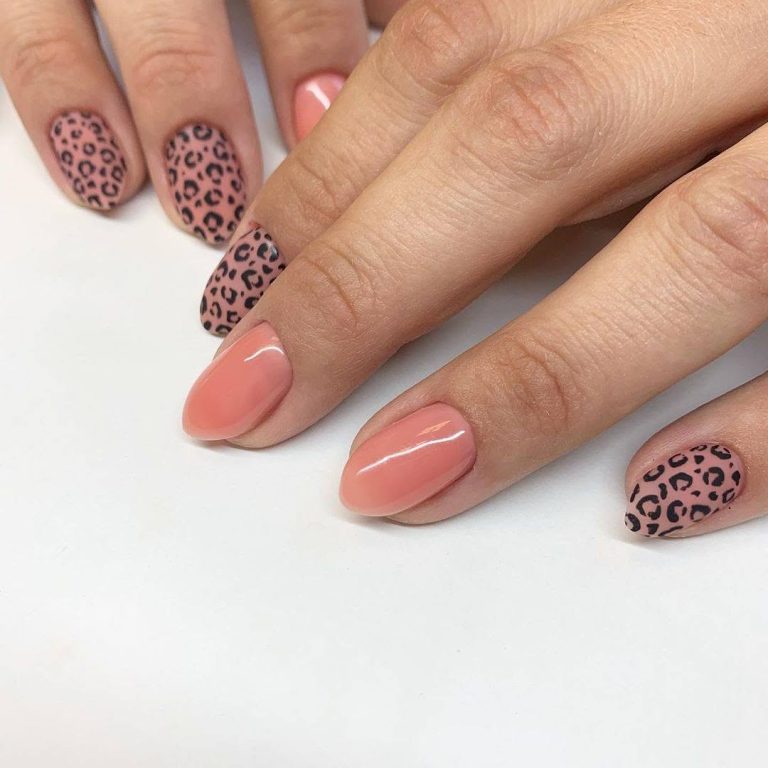 Fall Cheetah Nails 2025: 29 Cute, Short, Almond, Acrylic and French Tip ...