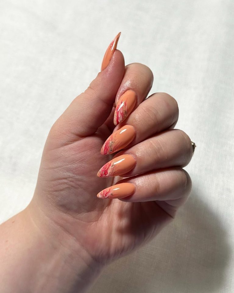 Easy Fall Nails 2025: Simple Short Designs for Beginners | DIY Square ...