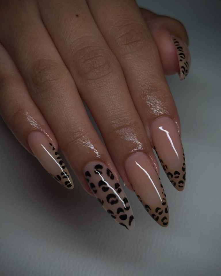 Fall Cheetah Nails 2025: 29 Cute, Short, Almond, Acrylic and French Tip ...