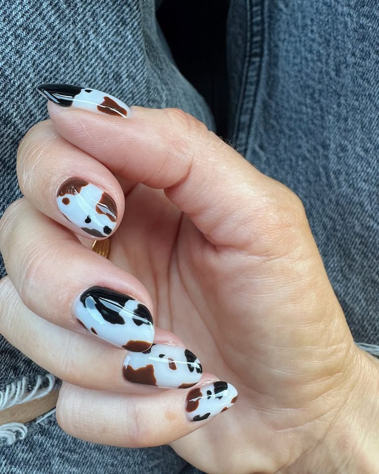 Fall Western Nails 2025 Ideas: Cute Acrylic Almond, Gel, and Short ...