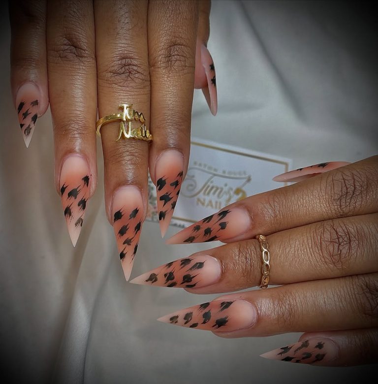 Fall Cheetah Nails 2025: 29 Cute, Short, Almond, Acrylic and French Tip ...