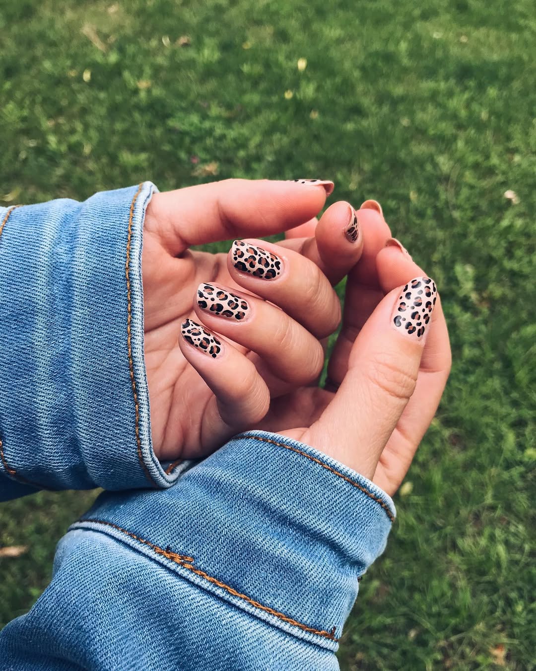 Leopard Print Nails 2025: French Tips, Short Square, Red, Pink, Glitter ...