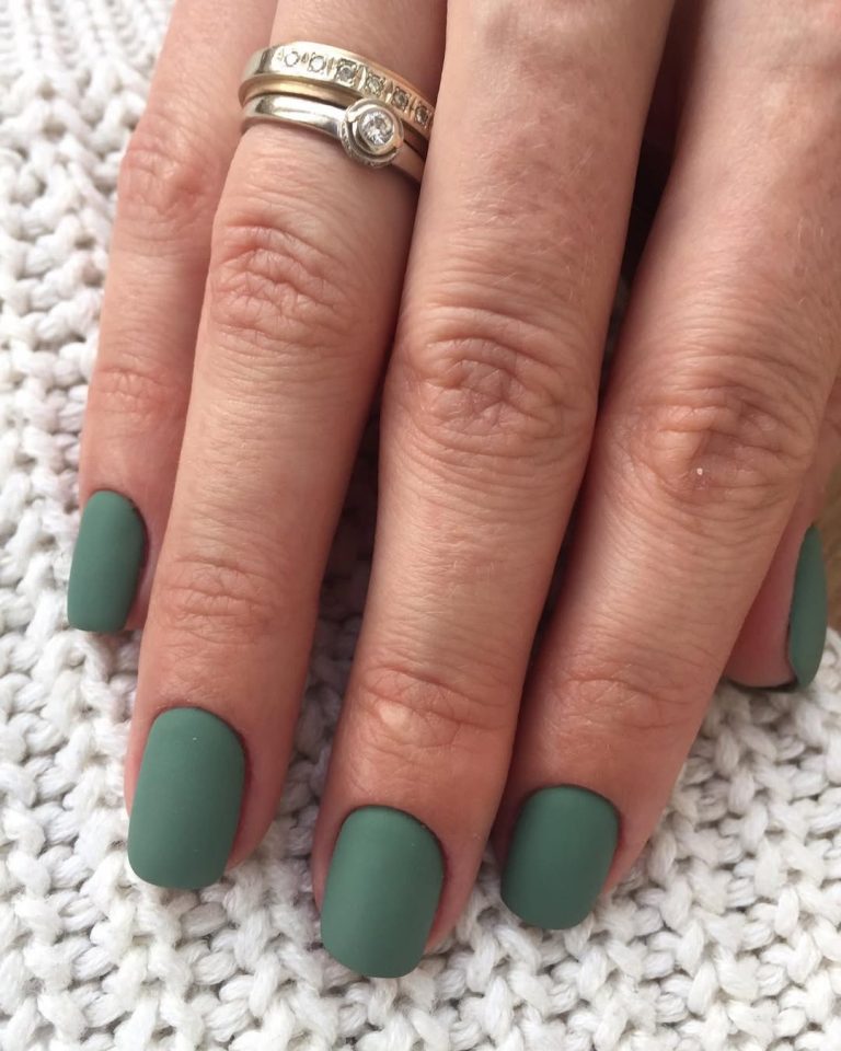 30 Green Fall Nails 2025 Ideas: Sage, Mint, Acrylic, Almond, Cute Short ...