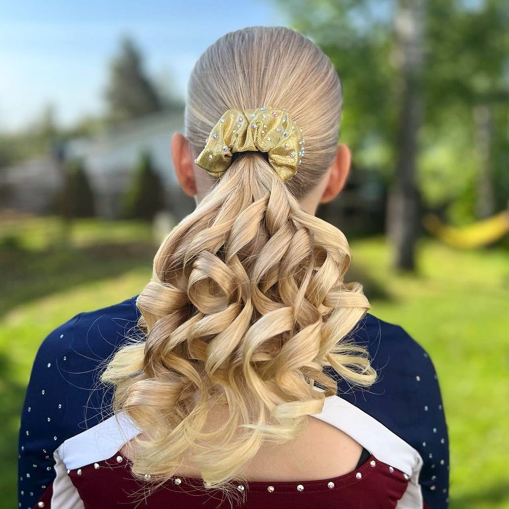 Cheer Hairstyles 2025–2026: Gameday hair from bows high pony to half up ...