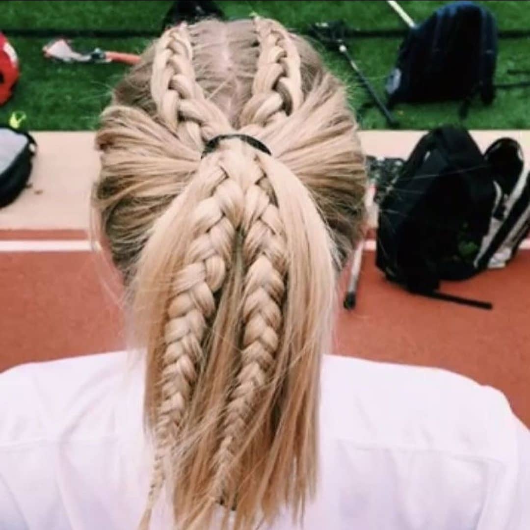 Cheer Hairstyles 2025–2026: Gameday hair from bows high pony to half up ...
