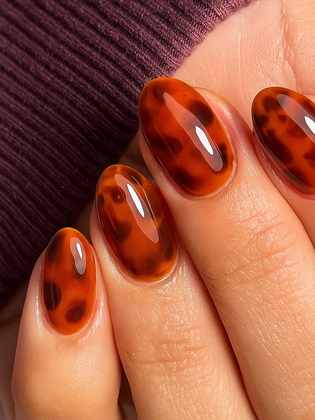 Tortoise Nails 2026: Luxe Brown Designs, French Tips, Gold Accents and ...