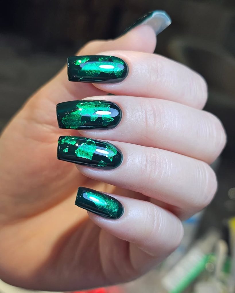 Green Spring Nails 2026 Ideas: Light Sage, Dark Mint Designs, Floral ...